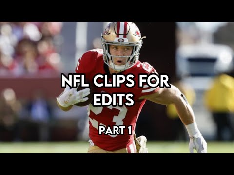 NFL Clips For Edits Part 1 - YouTube