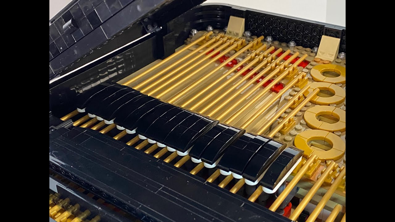 Prelude in C Major - Johann S Bach by LEGO Grand Piano - YouTube