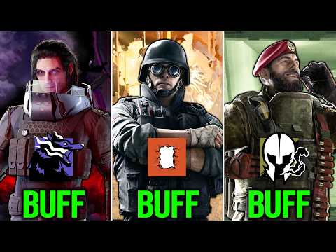 8 NEW BUFFS JUST DROPPED IN SIEGE (FIRST MINOR BALANCING PATCH)
