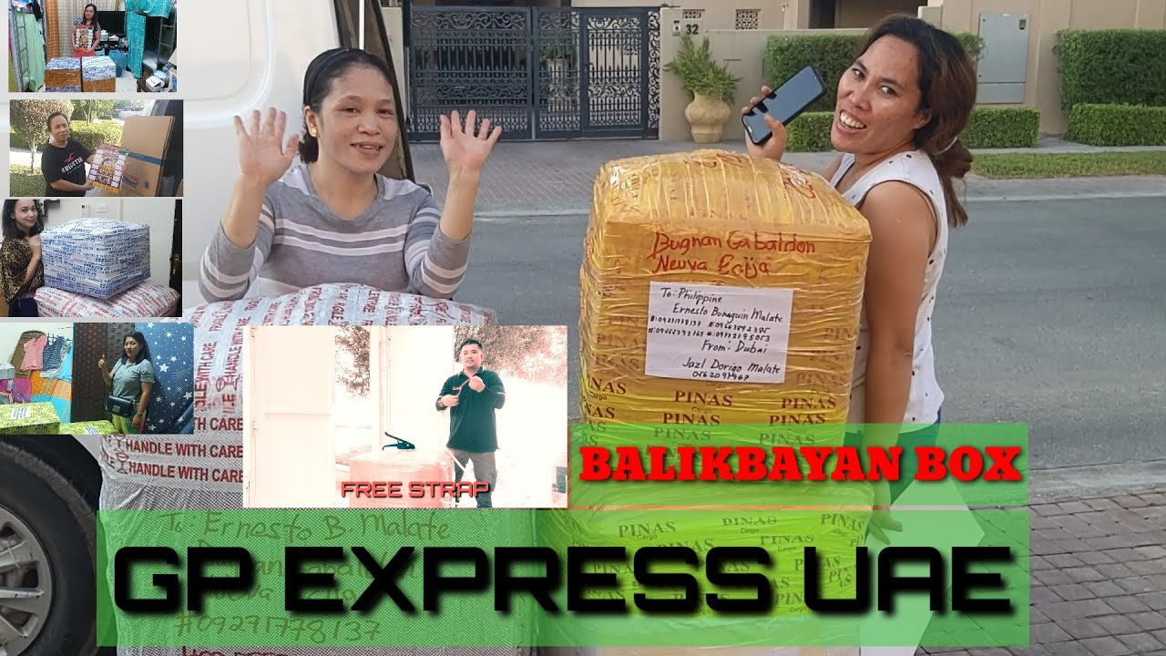 GP EXPRESS UAE #balikbayanbox - YouTube