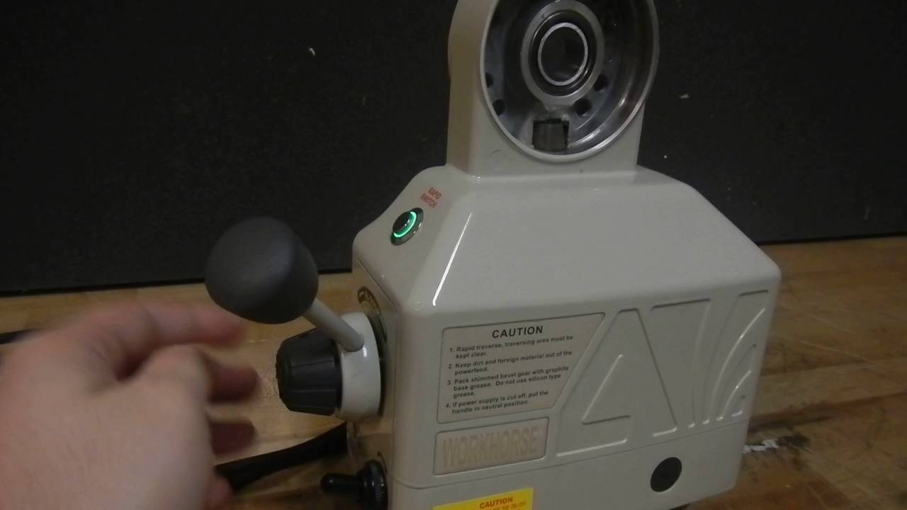 Align Workhorse Power Feed AL-500P - YouTube