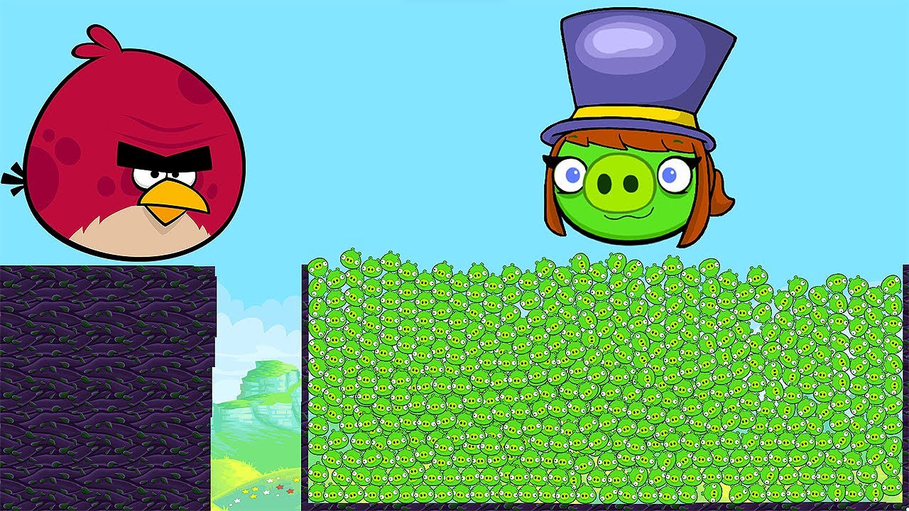 Angry Birds Maker - Random Challenge Levels Part 4 - YouTube