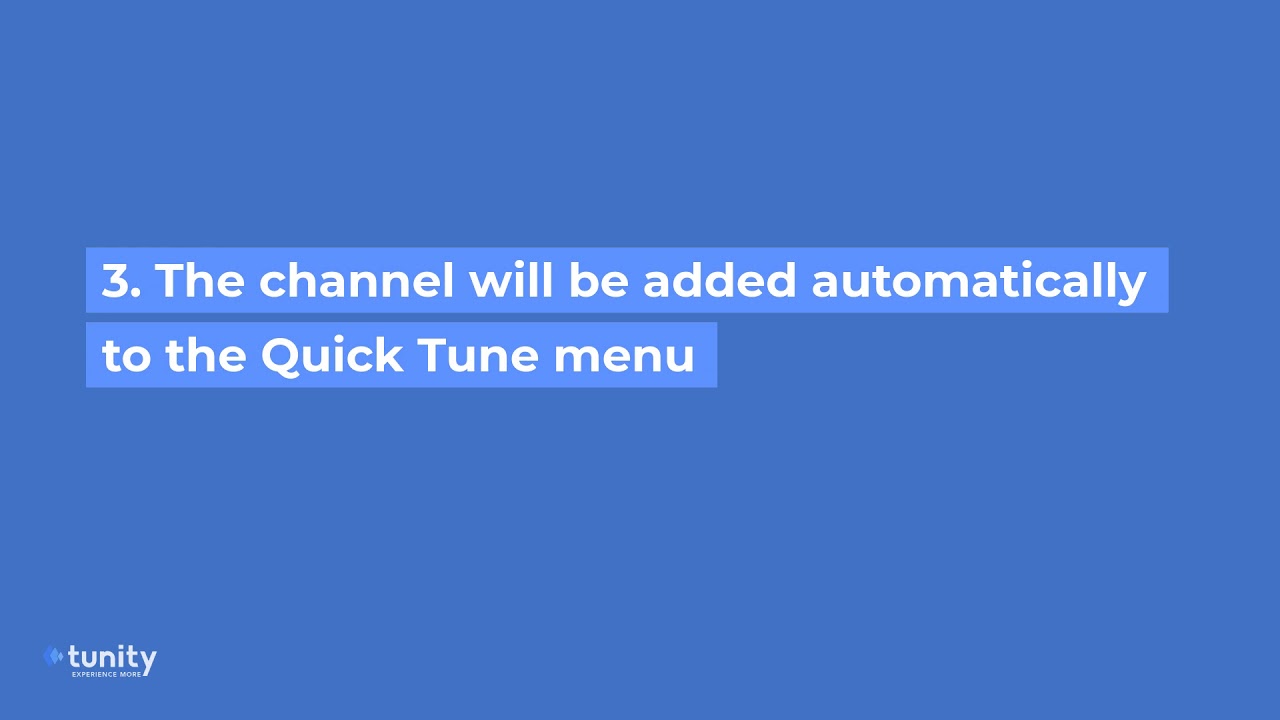 Introducing the QuickTune menu! - YouTube
