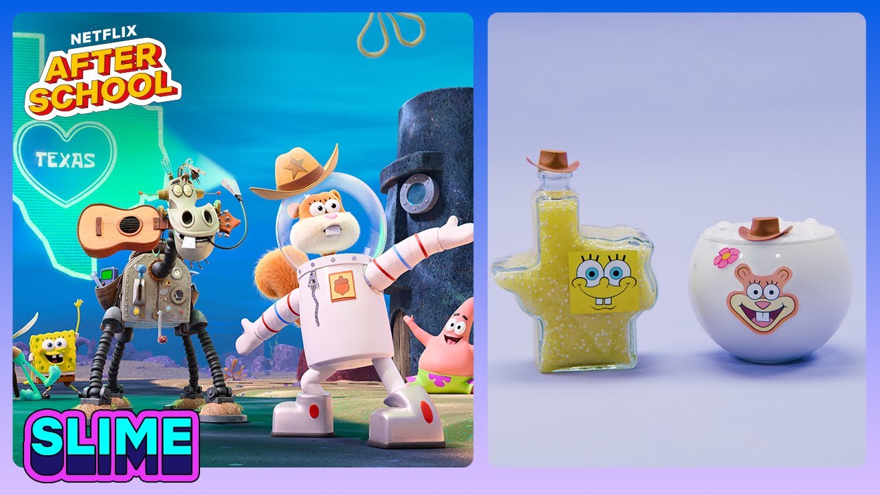 Sandy VS SpongeBob Satisfying SLIME Mix-Off | Saving Bikini Bottom: The ...