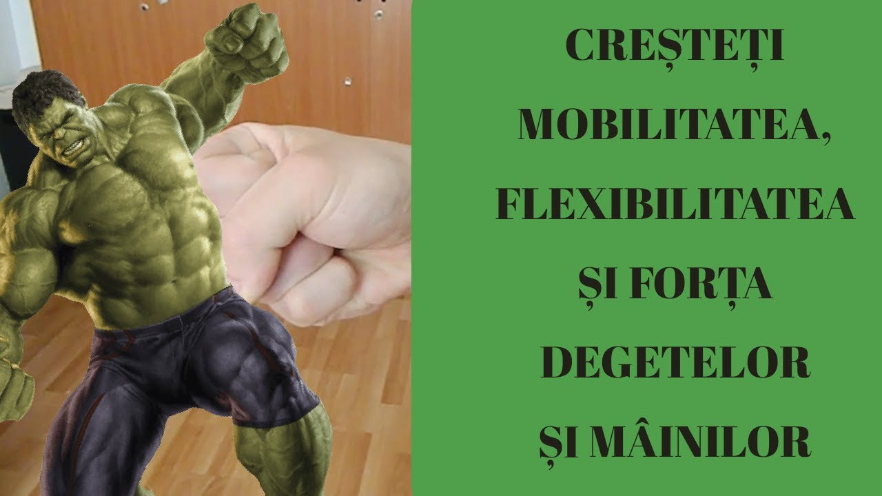 5 exerciții pentru mâini și degete - YouTube