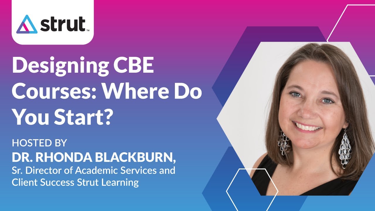 Designing CBE Courses: Where Do You Start? - YouTube