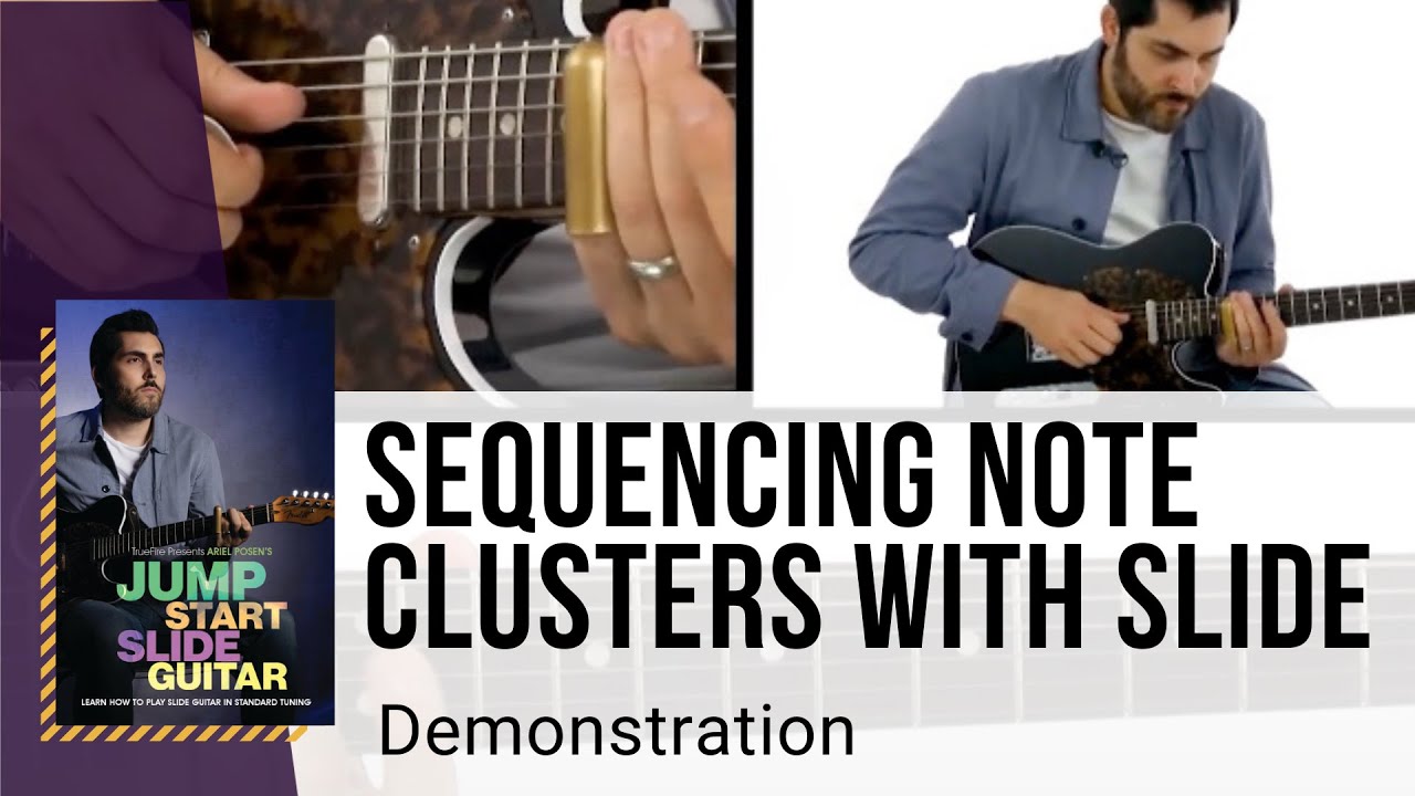 🎸 Ariel Posen Guitar Lesson - Sequencing Note Clusters with Slide ...