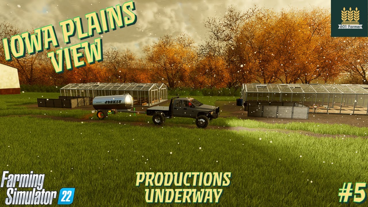Iowa Plains View | FS22 | Episode 5: Production Underway - YouTube