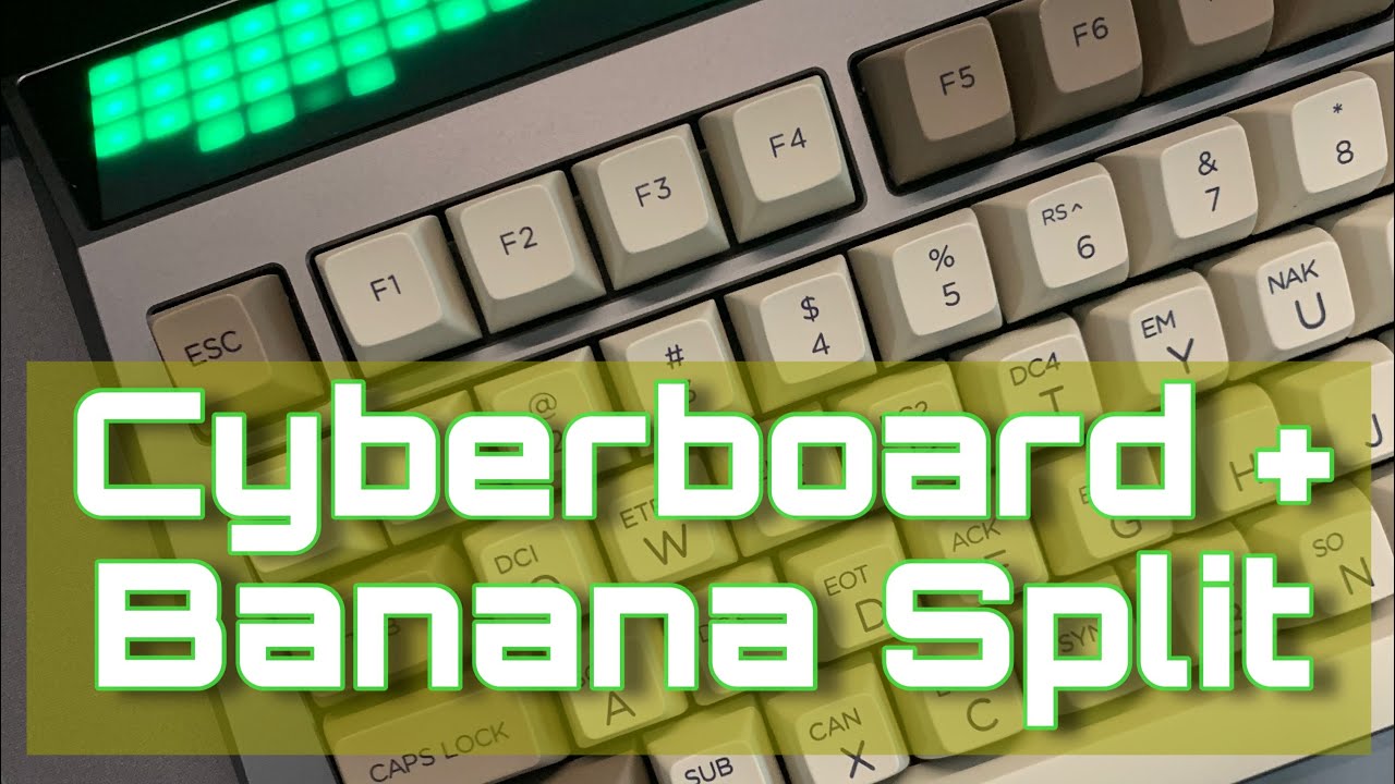 Cyberboard: Quick Build and Typing Test - YouTube