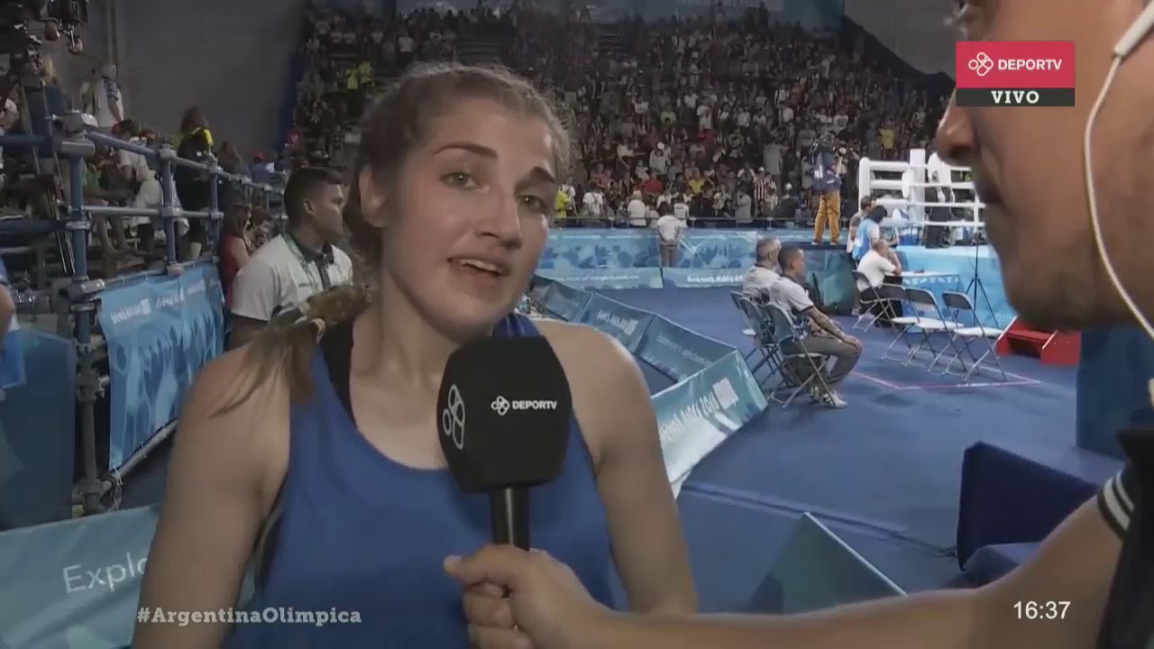 #BuenosAires2018 - #Boxeo: La palabra de Victoria Saputo luego de ...