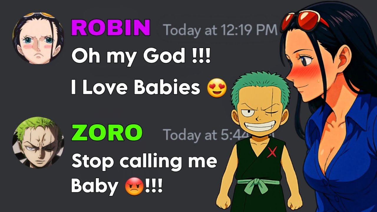 If Zoro turned into a Kid part 2 | One Piece discord server - YouTube