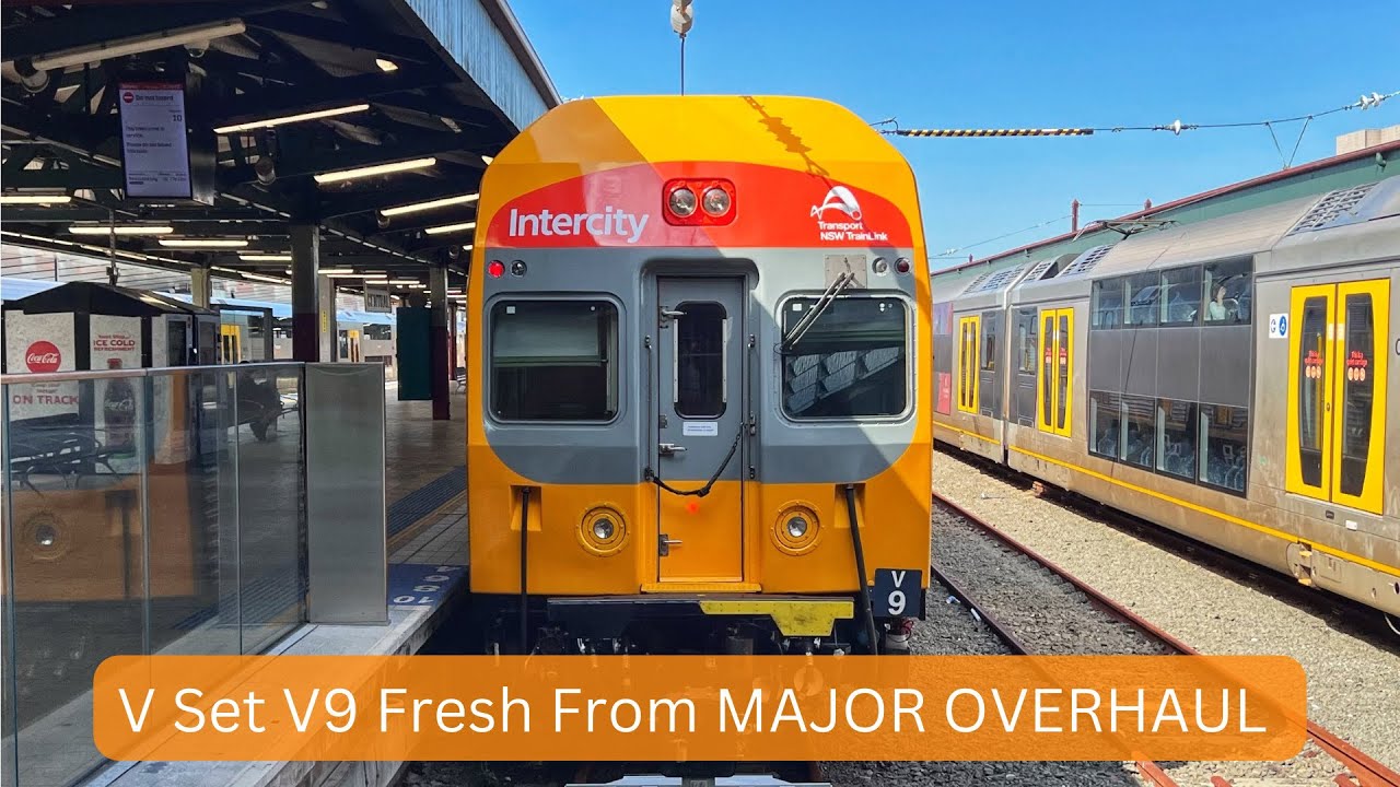 Sydney Trains Vlog 2020: V Set V9 Fresh From MAJOR OVERHAUL - YouTube