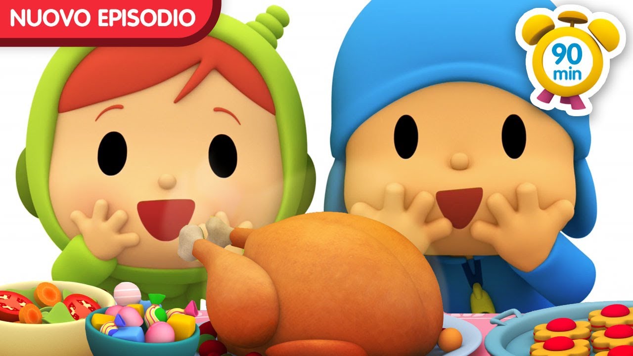 🐓 POCOYO ITALIANO- Prima di Natale, Giorno del Ringraziamento [90 min ...