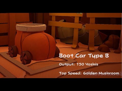 Paper Mario - This should be in Mario Kart! The Boot Car Type B ...