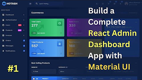 React Js Dashboard Tutorial | React Responsive Admin Dashboard with ...