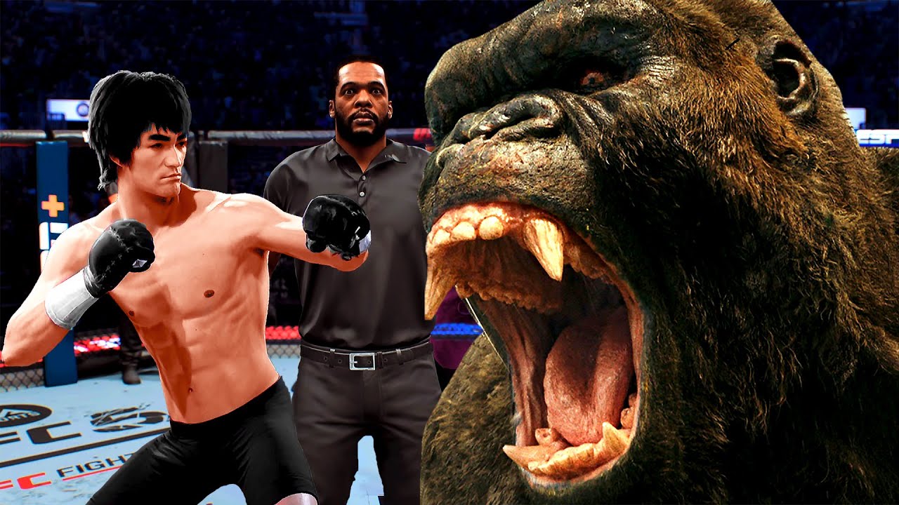 TRUE Bruce Lee vs. King Kong | EA Sports UFC 5 - YouTube