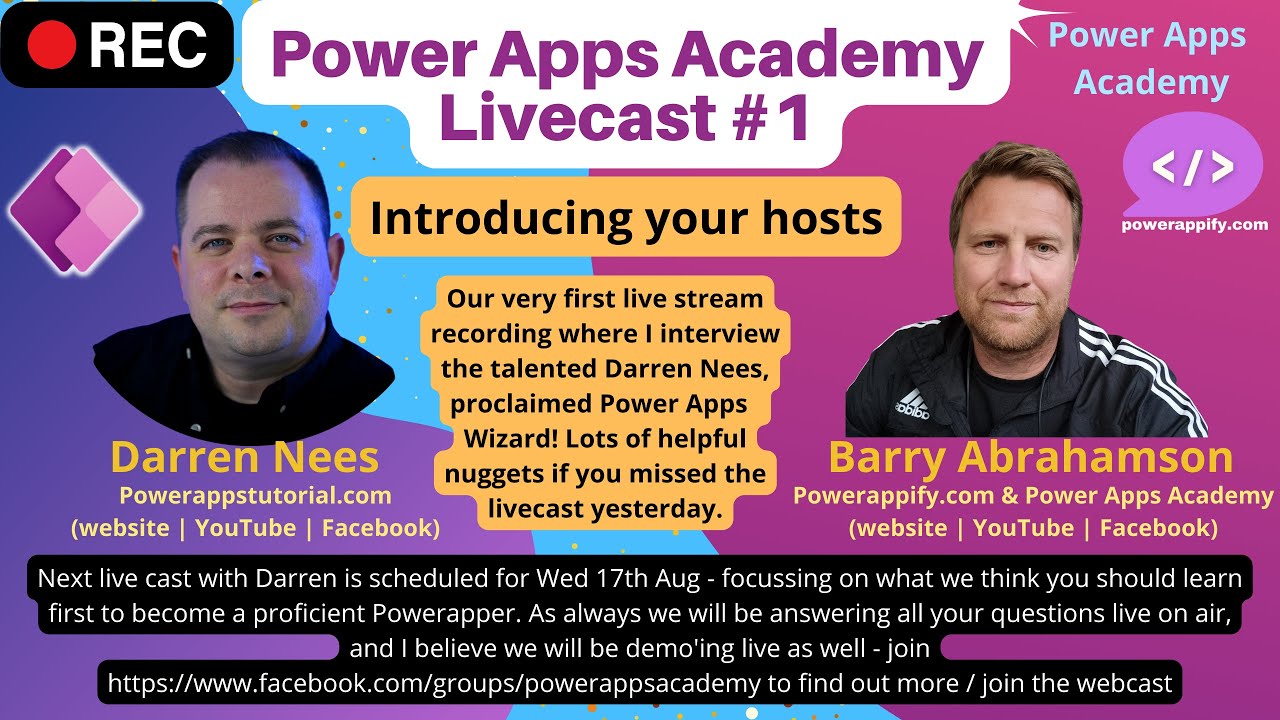 Power Apps Academy Live Cast - Episode 1 - YouTube