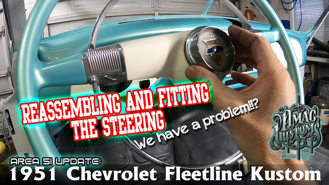 Reassembling the 51 Chevy Steering column and refitting back into the ...