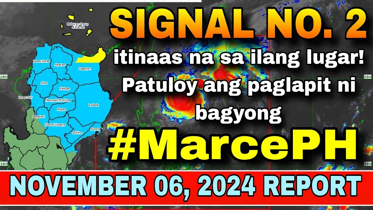 PAPALAPIT NA SA KALUPAAN SI BAGYONG MARCE ⚠️😱 | WEATHER UPDATE TODAY ...