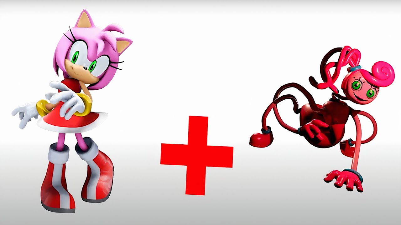Amy Rose + Mommy Long Legs = Poppy Playtime Animation - YouTube