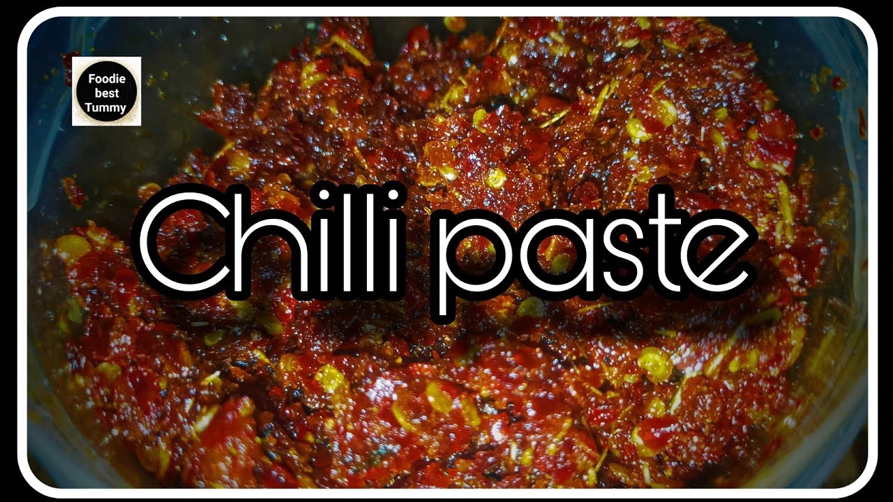 Easy and quick chilli paste recipe in Sri Lanka|Foodie best Tummy 🍽️🍴 - YouTube