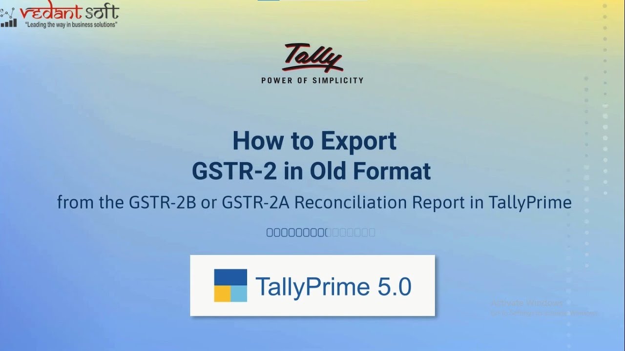 How to Export GSTR-2 in Old Format from the GSTR-2B or GSTR-2A ...