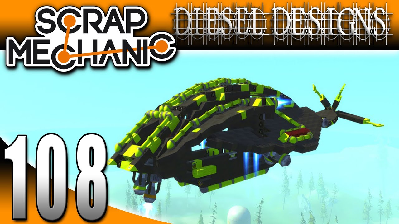 Scrap Mechanic Gameplay :EP108: FAN CREATIONS: Space Ships!! (Let's ...