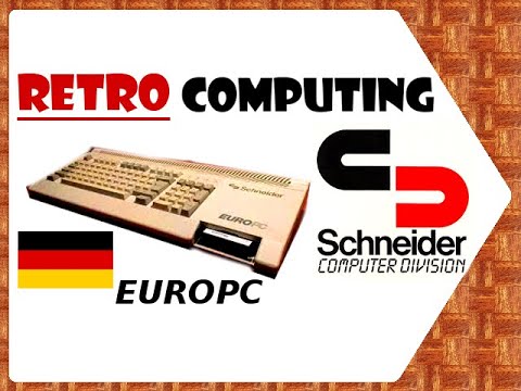 Schneider computer division: EUROPC in Fare Retrocomputing - YouTube