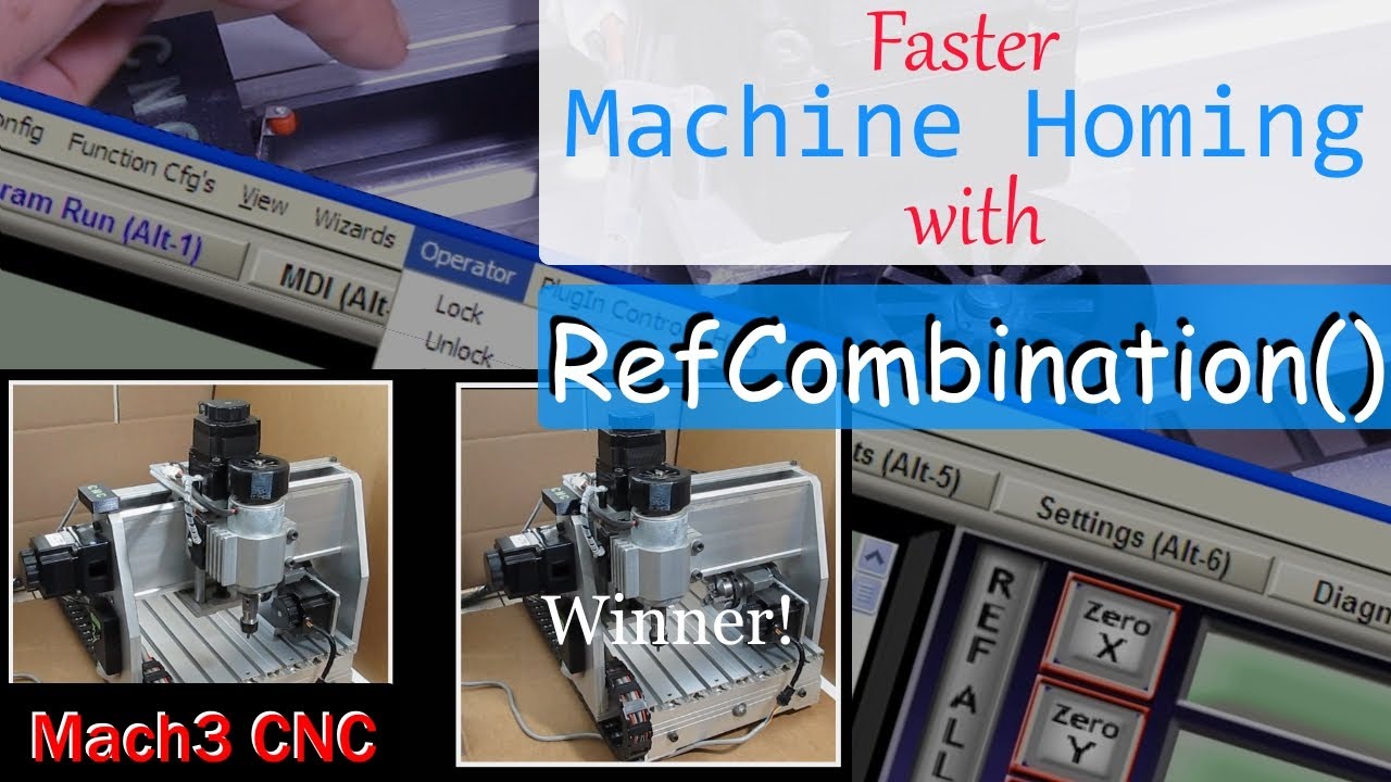 Mach3 | Make Machine Homing Faster w/RefCombination | Ref All Home ...