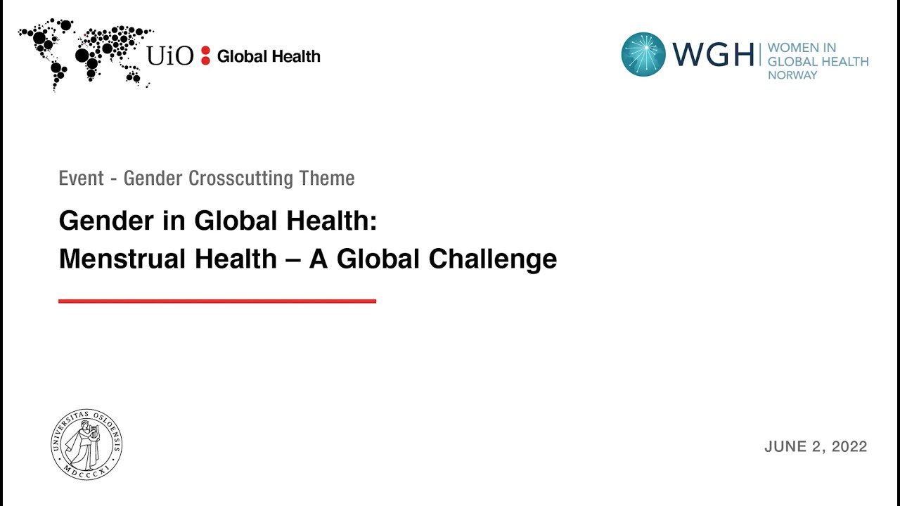Menstrual Health – A Global Challenge - YouTube
