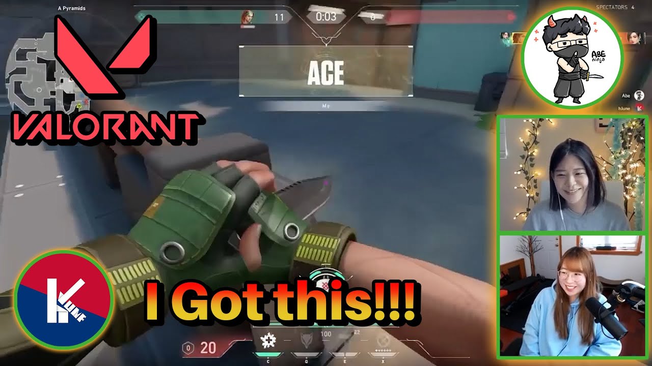 hJune trying hard in valorant ft. Abe, Wendy, Miyoung, and friends ...