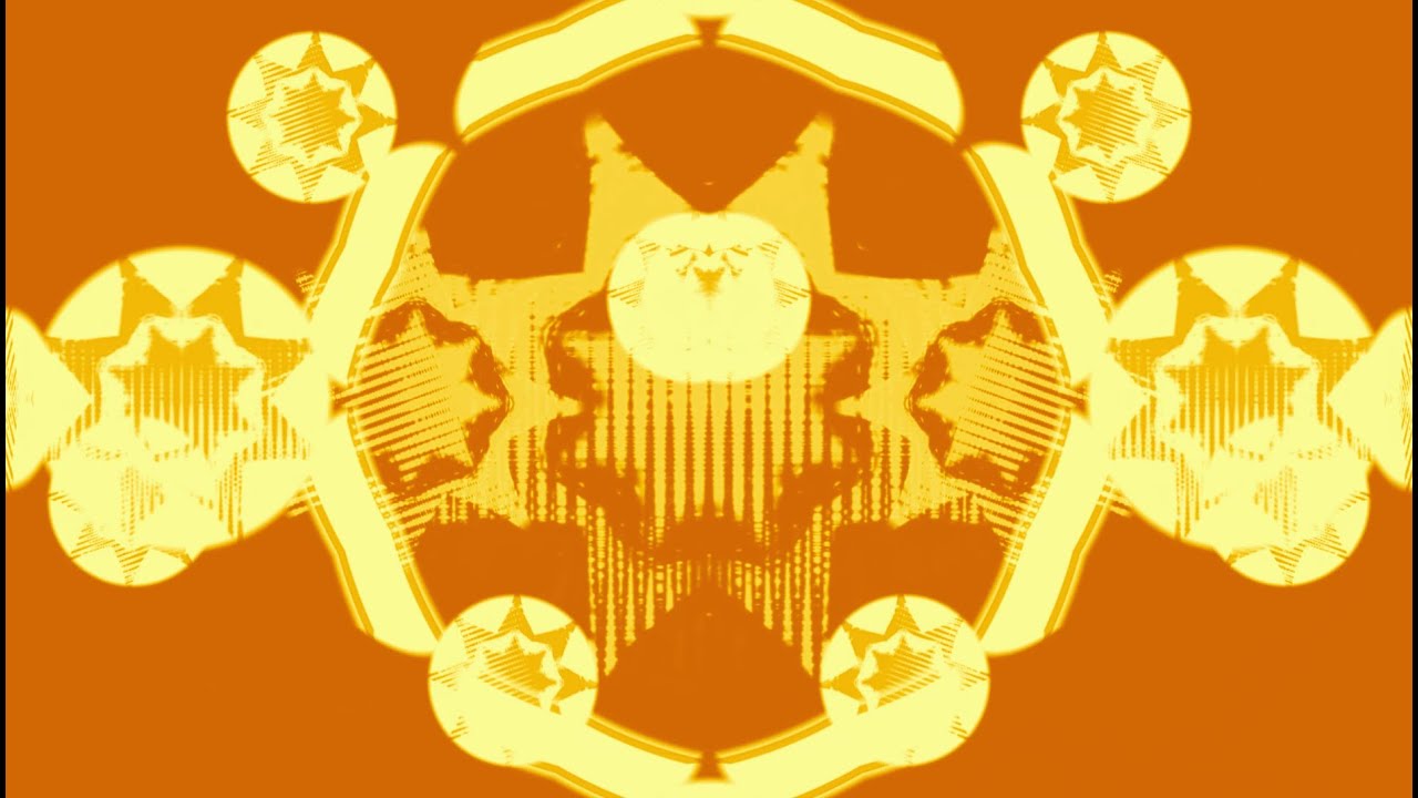 Mesmerizing Yellow and Orange Gradient Rotational Lighting VFX Motion ...