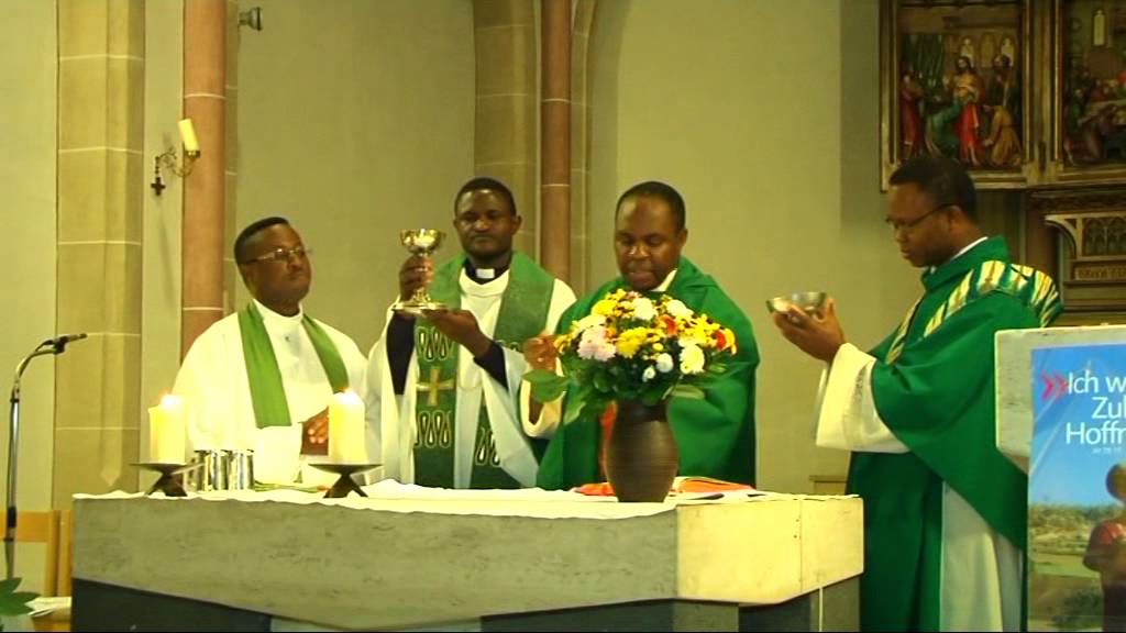 cameroon catholic community,Mulheim,Germany.presentation mass of fr ...