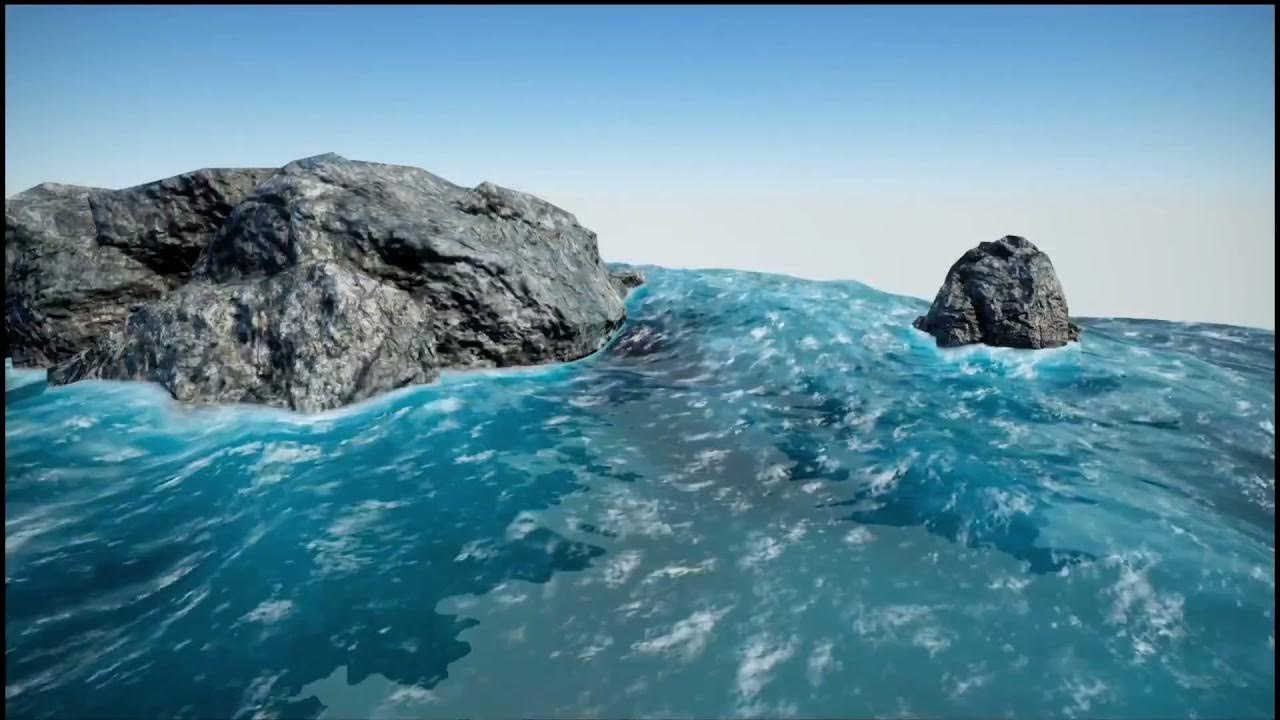 Unreal Engine - Ocean Shader - YouTube