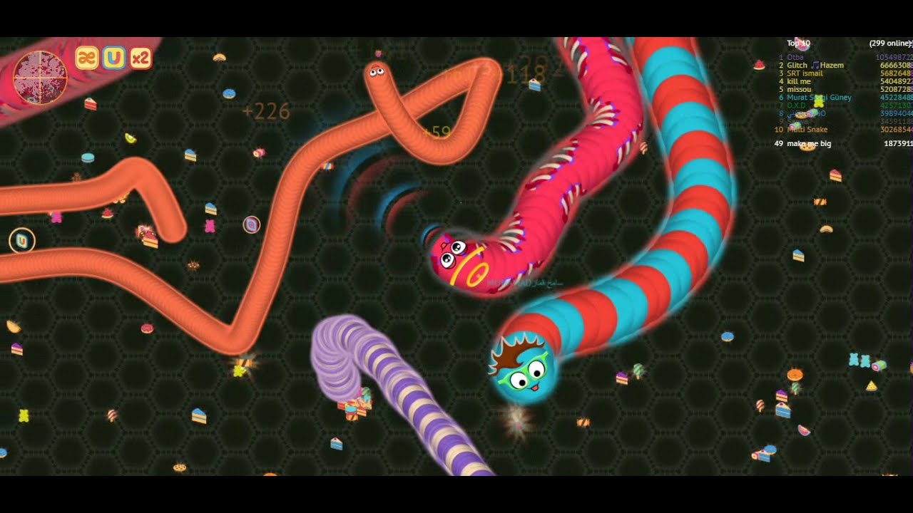 Plenty, Plenty of Food (BEST WORM GAME wormate.io) - YouTube