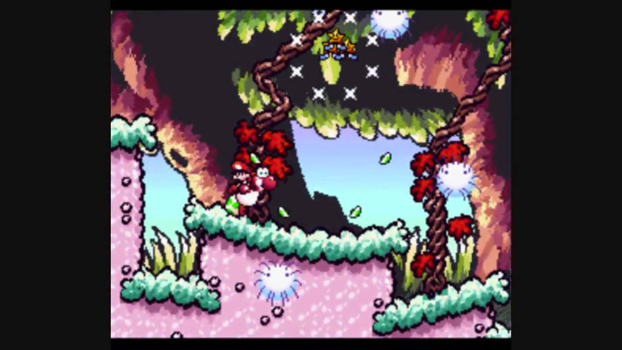Yoshi's Island - 1-7 - Touch Fuzzy Get Dizzy - YouTube