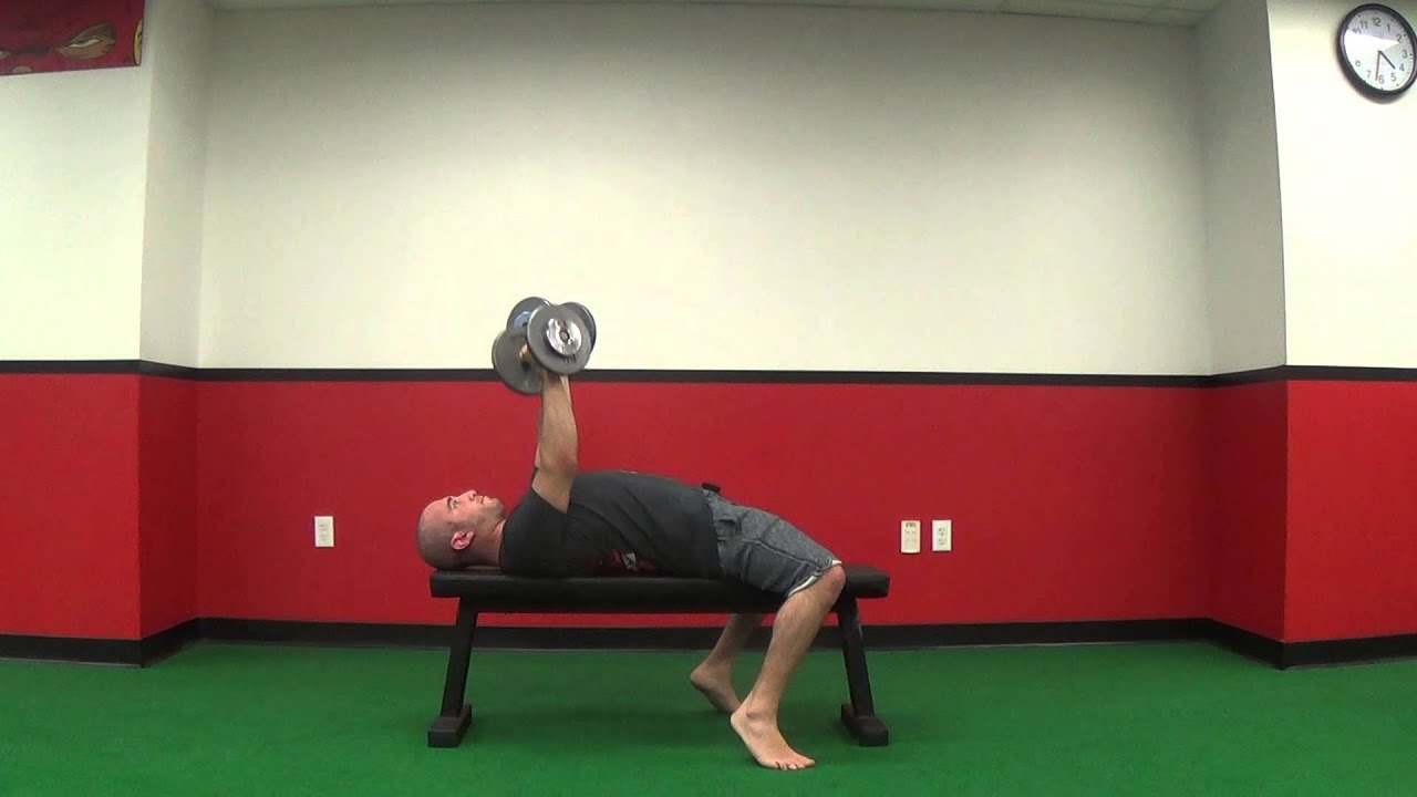 Single Arm Dumbbell Bench Press with Iso - YouTube
