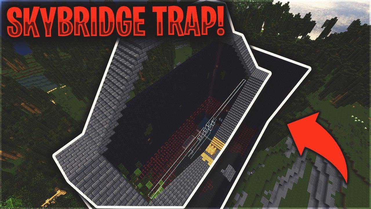 THE SKYBRIDGE FALL TRAP... *SO MUCH LOOT & ACTION* | Minecraft Factions ...