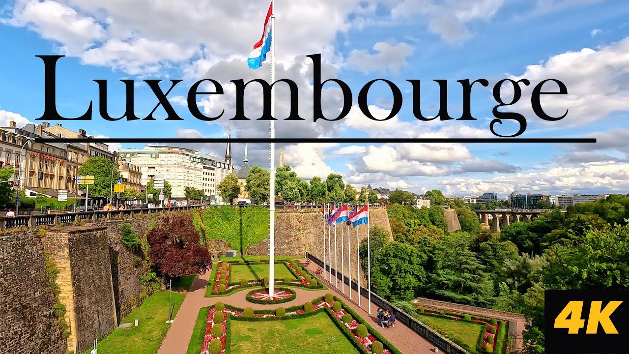 Luxembourg City Centre Exploring The Streets Of Luxembourg 2023 4k Walk ...