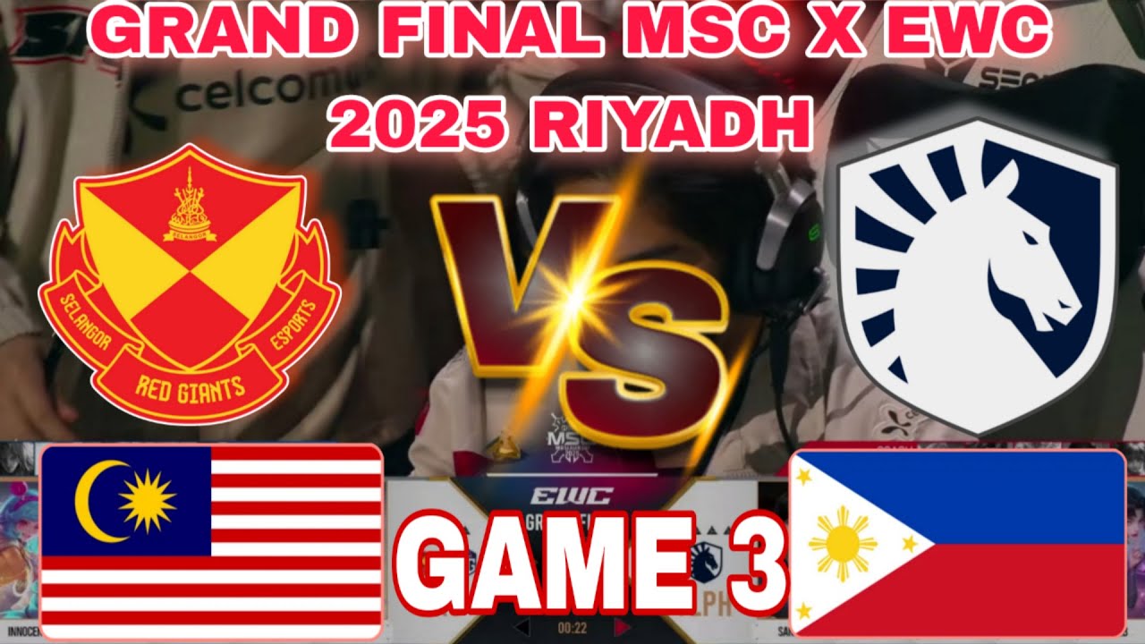 LAGI LAGI SANFORD PEGANG BELAKANG! SRG VS TLPH GAME 3 GRAND FINAL MSC X ...
