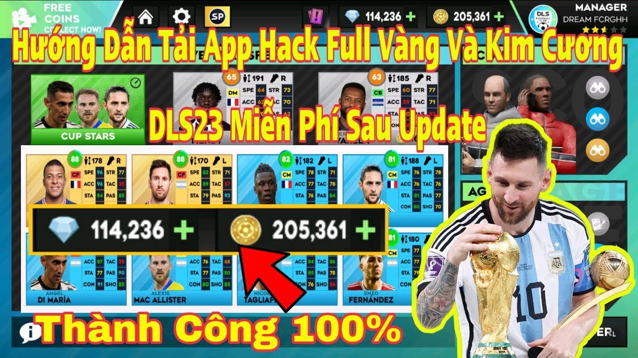 Cách Hack DLS 23 | Hack Full Vàng Và Hack Kim Cương Miễn Phí Trong Game ...