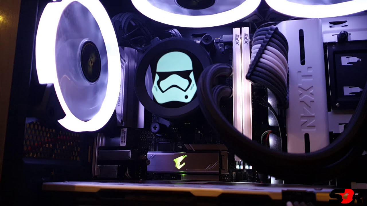 NZXT Z53 AIO - PLAYING AROUND WITH THE SCREEN - YouTube