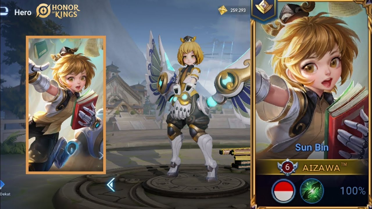 Gameplay & Review Hero Sun Bin - Honor Of Kings - YouTube