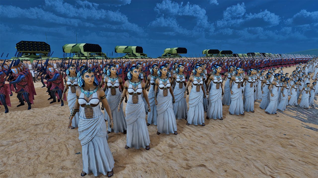 Cleopatra & William Wallace force vs 3 million Egyptian spearman ...