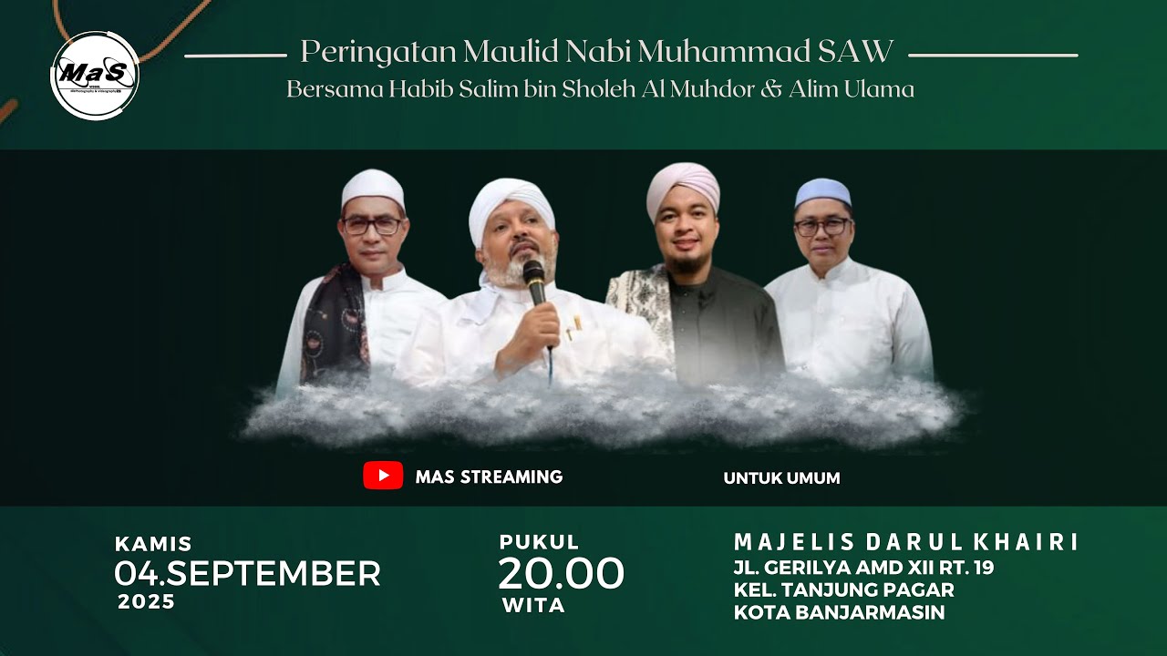 LIVE | Maulid Nabi Muhammad SAW Bersama Habaib & Alim Ulama | Majelis ...