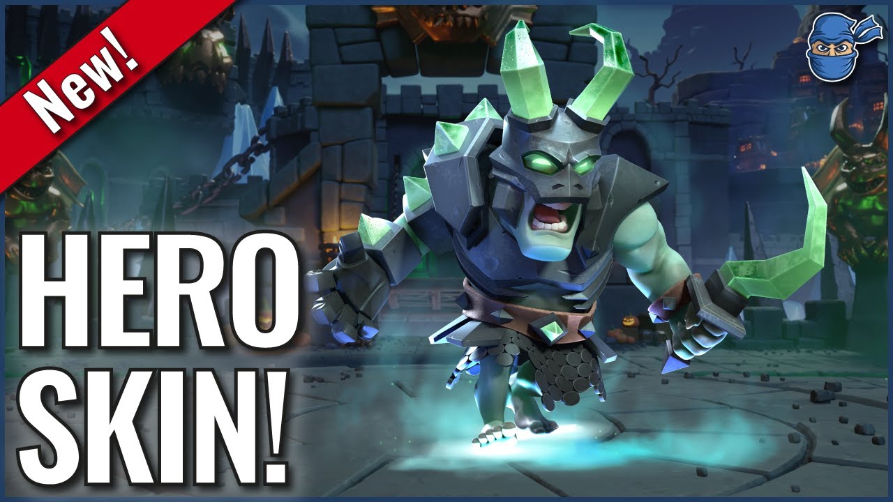 New Dark Minion King Hero Skin - October 2024 | Clash of Clans - YouTube