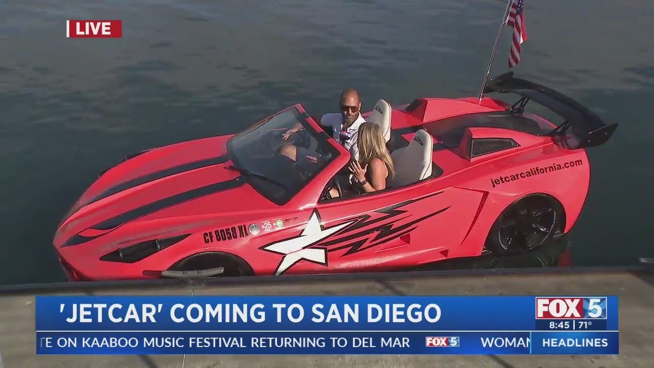 'Jetcar' Coming To San Diego - YouTube