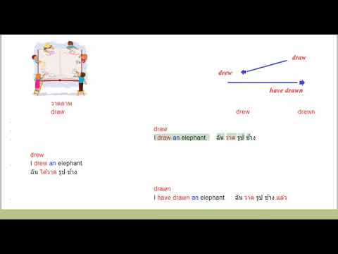 draw/drew/drawn - YouTube