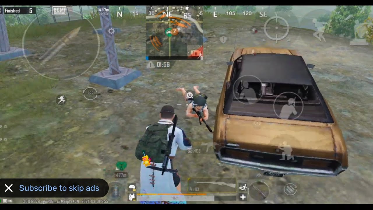 #UMP one reload 3 in me and most inclusions snapping gameplay next level#bgmi #one v Ttree# ...