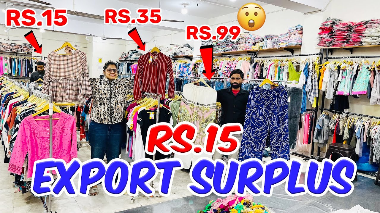 Branded Summer Clothes Only Rs.15 😱Shocking Price Cheapest Ladies ...